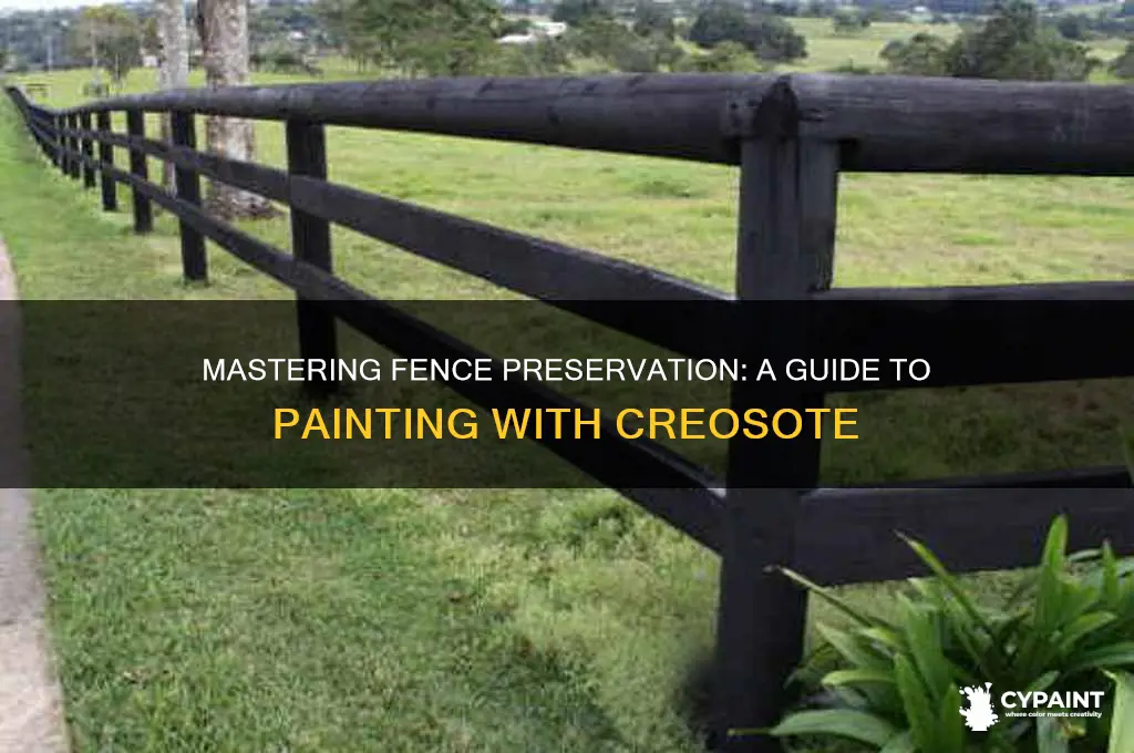 Mastering Fence Preservation: A Guide To Painting With Creosote | CyPaint