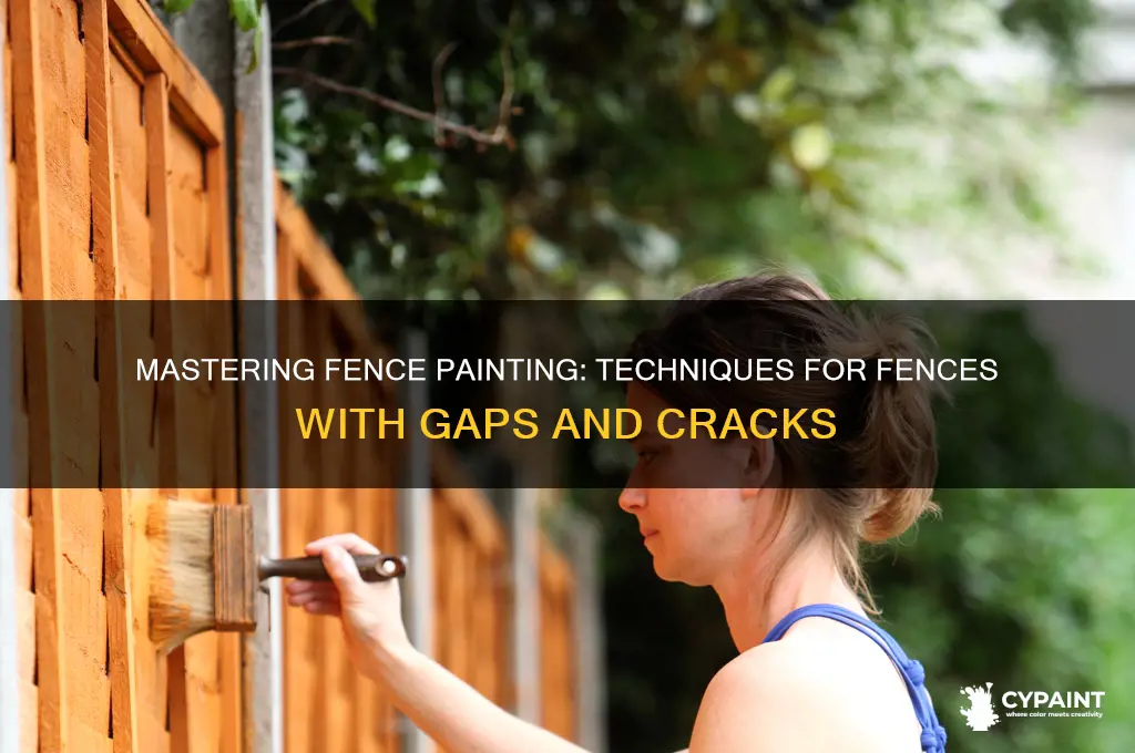 Mastering Fence Painting: Techniques For Fences With Gaps And Cracks ...