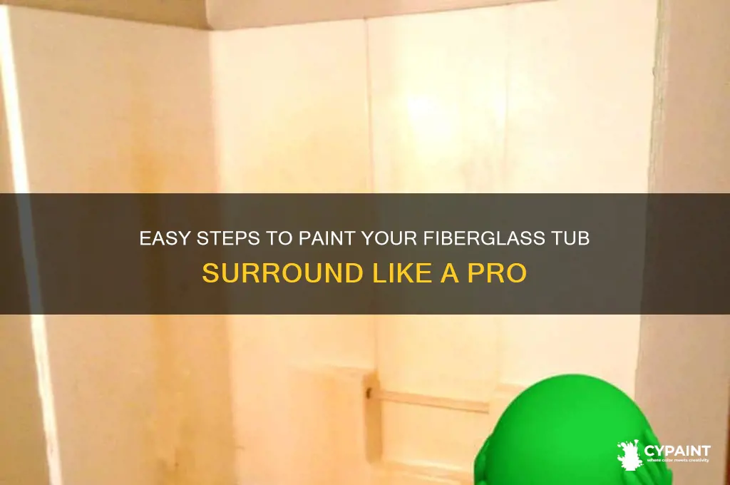 Easy Steps To Paint Your Fiberglass Tub Surround Like A Pro | CyPaint