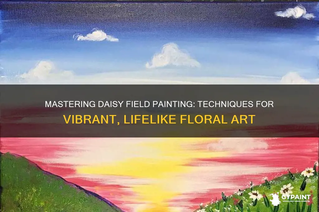 Mastering Daisy Field Painting: Techniques For Vibrant, Lifelike Floral ...