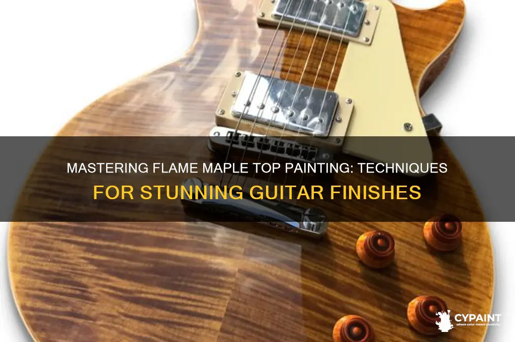 Mastering Flame Maple Top Painting: Techniques For Stunning Guitar ...