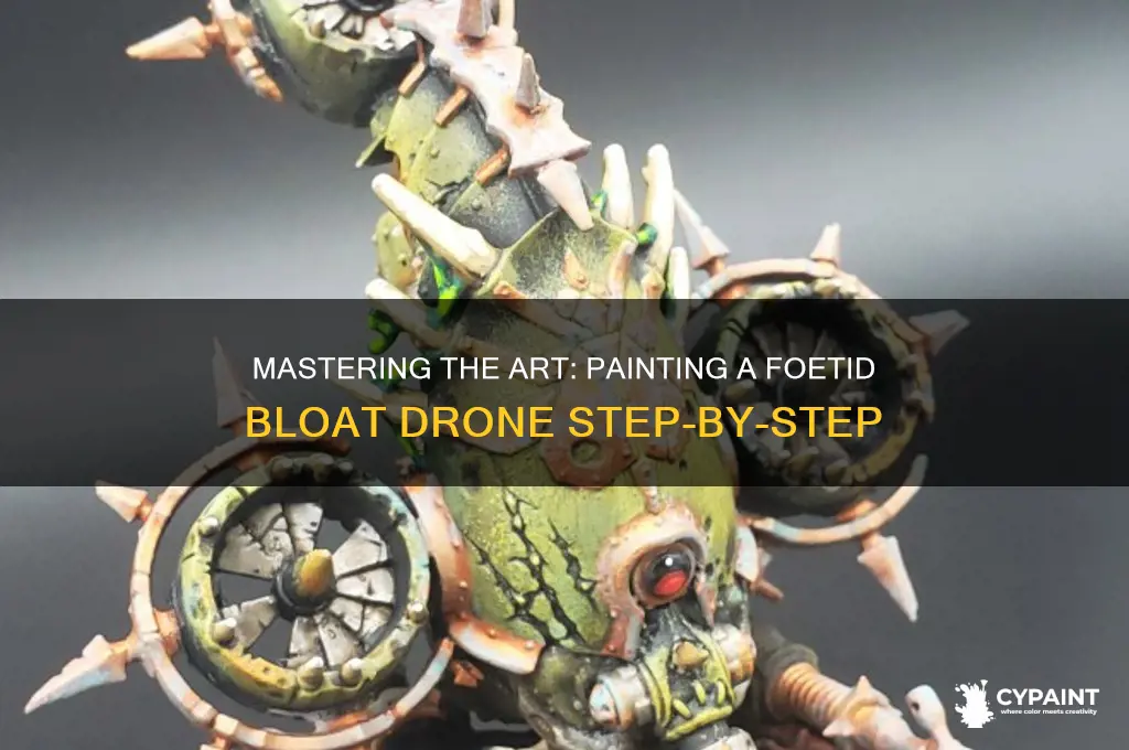 Mastering The Art: Painting A Foetid Bloat Drone Step-By-Step | CyPaint