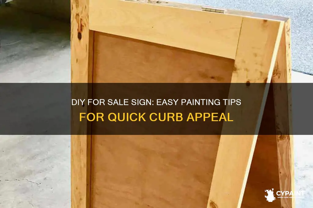 Diy For Sale Sign: Easy Painting Tips For Quick Curb Appeal | CyPaint