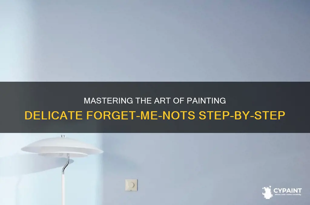 Mastering The Art Of Painting Delicate Forget-Me-Nots Step-By-Step ...