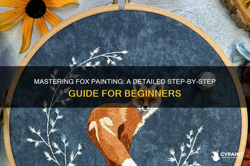 Mastering Fox Painting: A Detailed Step-By-Step Guide For Beginners ...