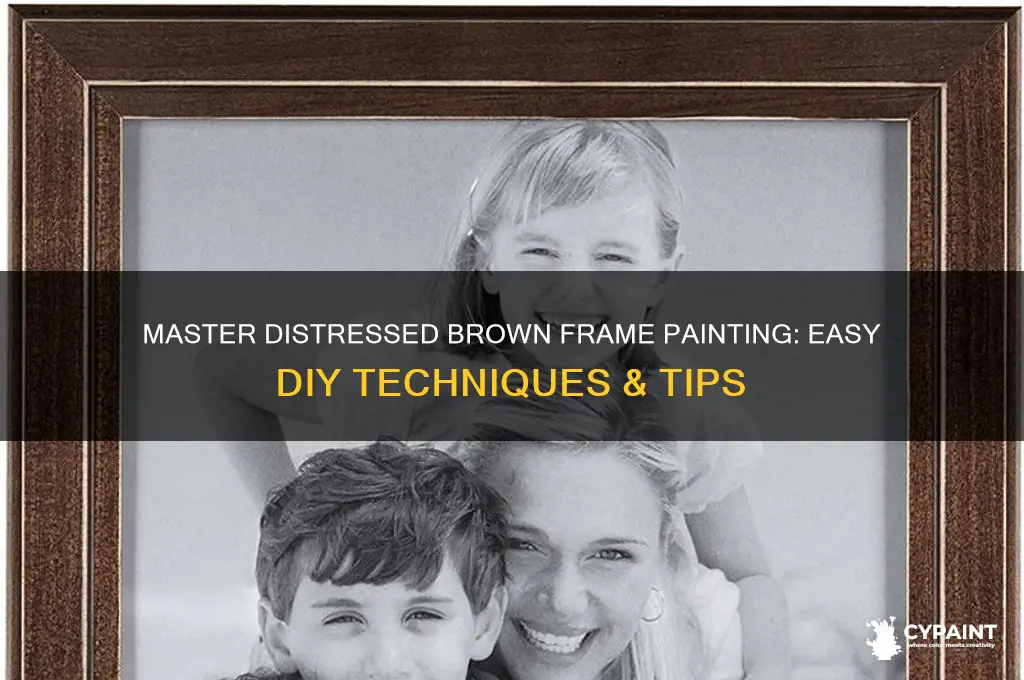 Master Distressed Brown Frame Painting: Easy Diy Techniques & Tips ...
