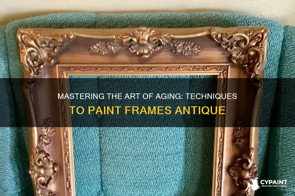 Mastering The Art Of Aging: Techniques To Paint Frames Antique | CyPaint
