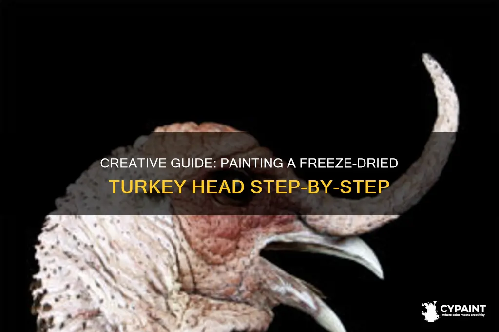 Creative Guide: Painting A Freeze-Dried Turkey Head Step-By-Step | CyPaint