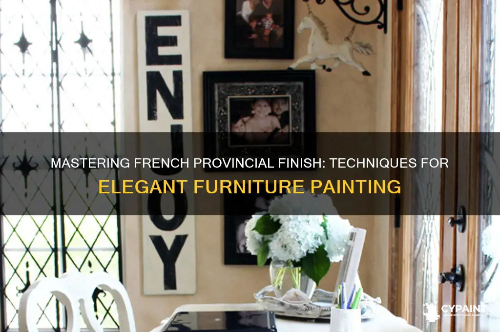 Mastering French Provincial Finish: Techniques For Elegant Furniture ...