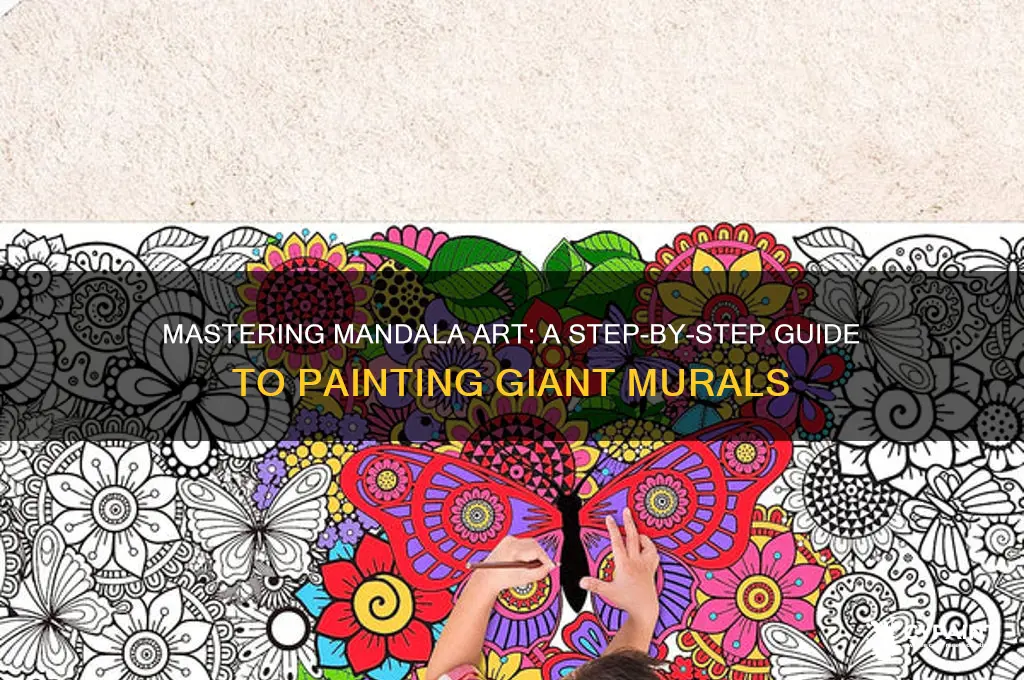 Mastering Mandala Art: A Step-By-Step Guide To Painting Giant Murals ...