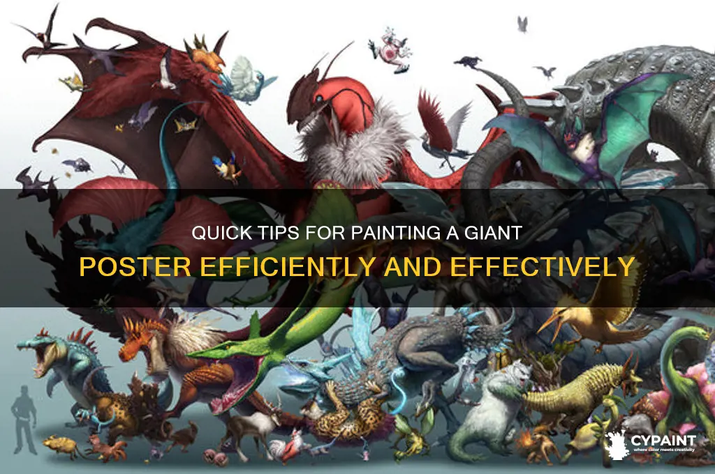 Quick Tips For Painting A Giant Poster Efficiently And Effectively ...