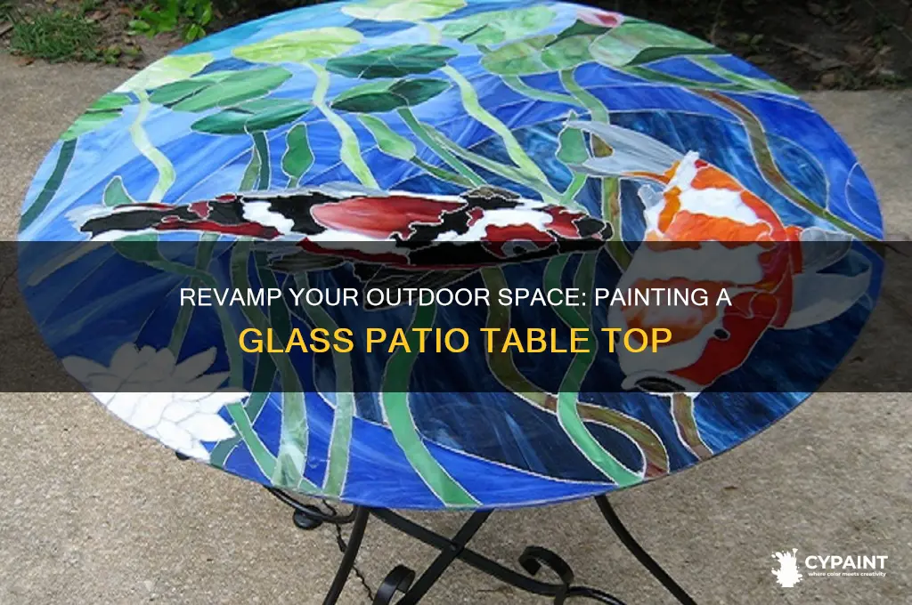 Revamp Your Outdoor Space: Painting A Glass Patio Table Top | CyPaint