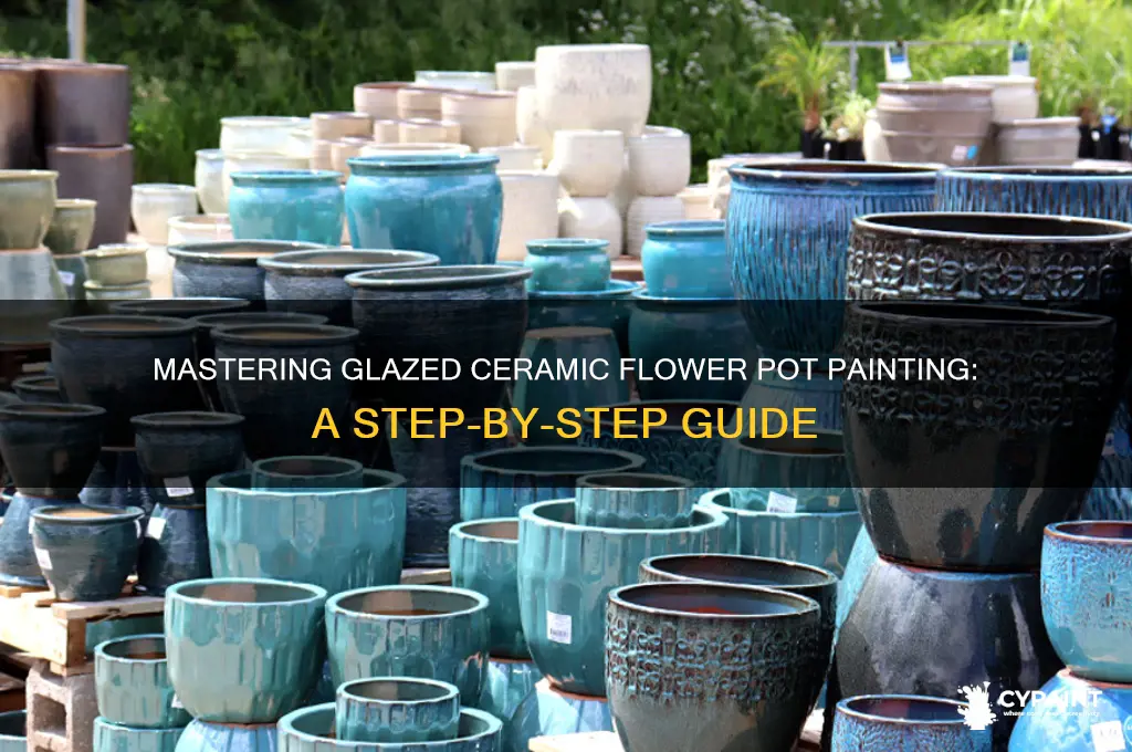 Mastering Glazed Ceramic Flower Pot Painting: A Step-By-Step Guide ...