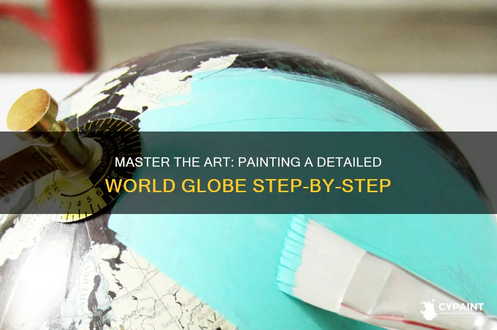 Master The Art: Painting A Detailed World Globe Step-By-Step | CyPaint