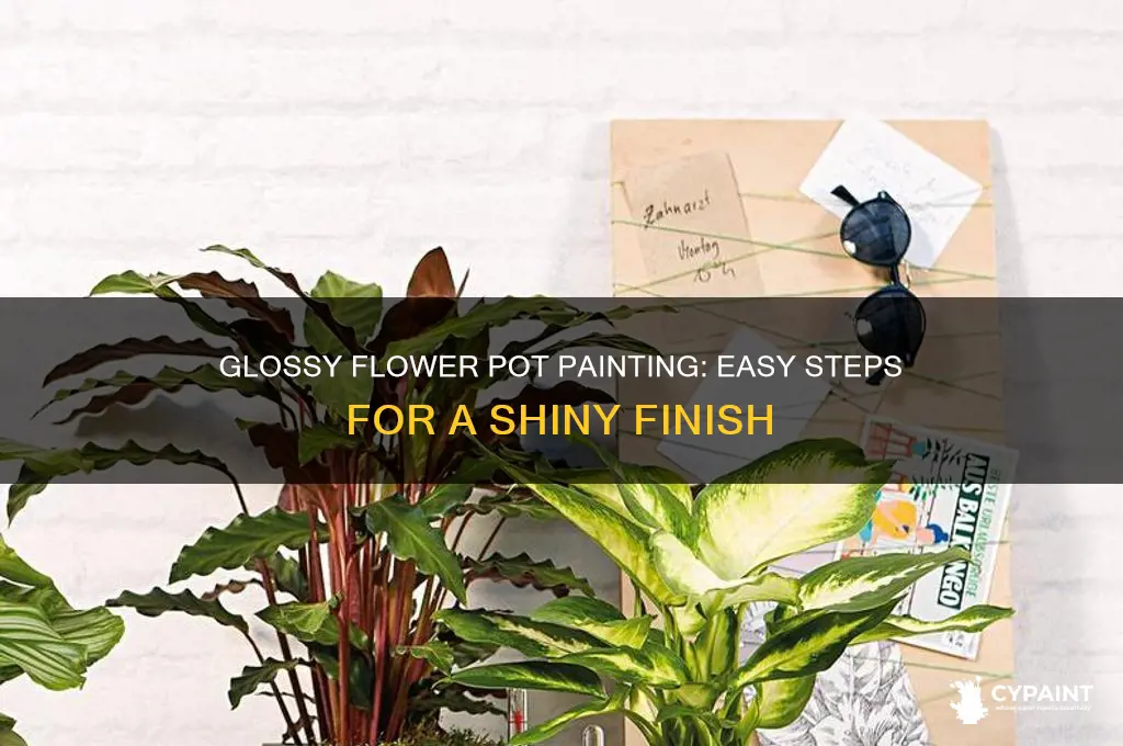 Glossy Flower Pot Painting: Easy Steps For A Shiny Finish | CyPaint
