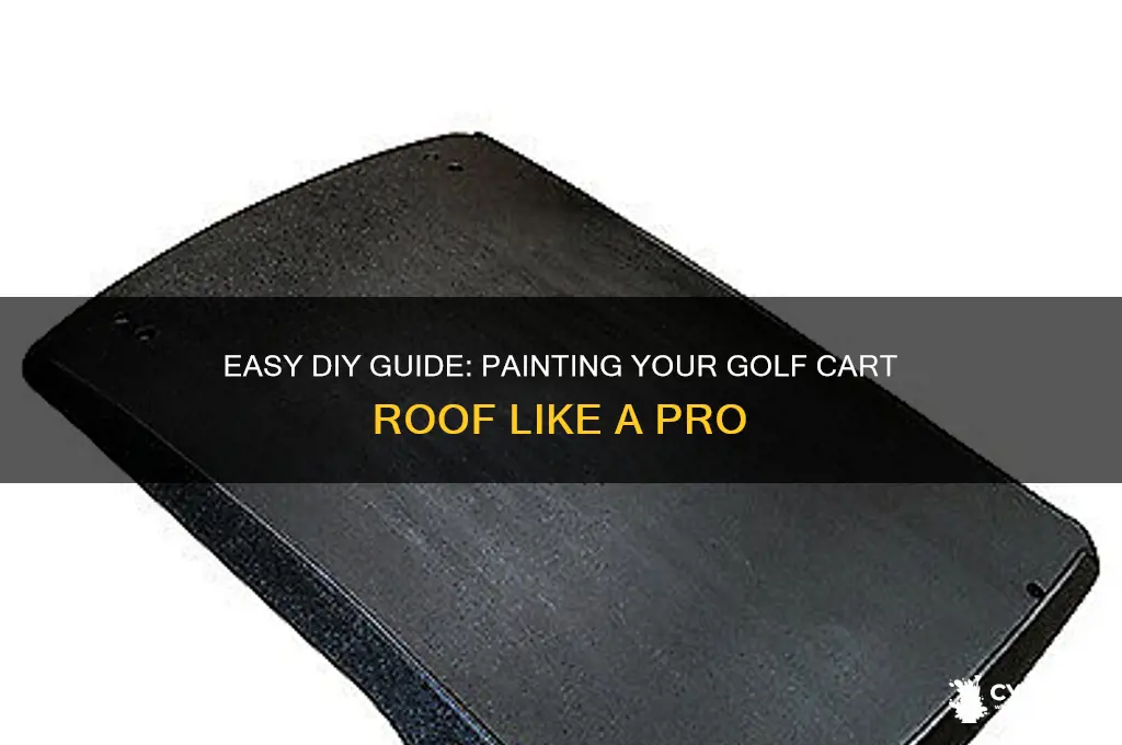 Easy Diy Guide: Painting Your Golf Cart Roof Like A Pro | CyPaint