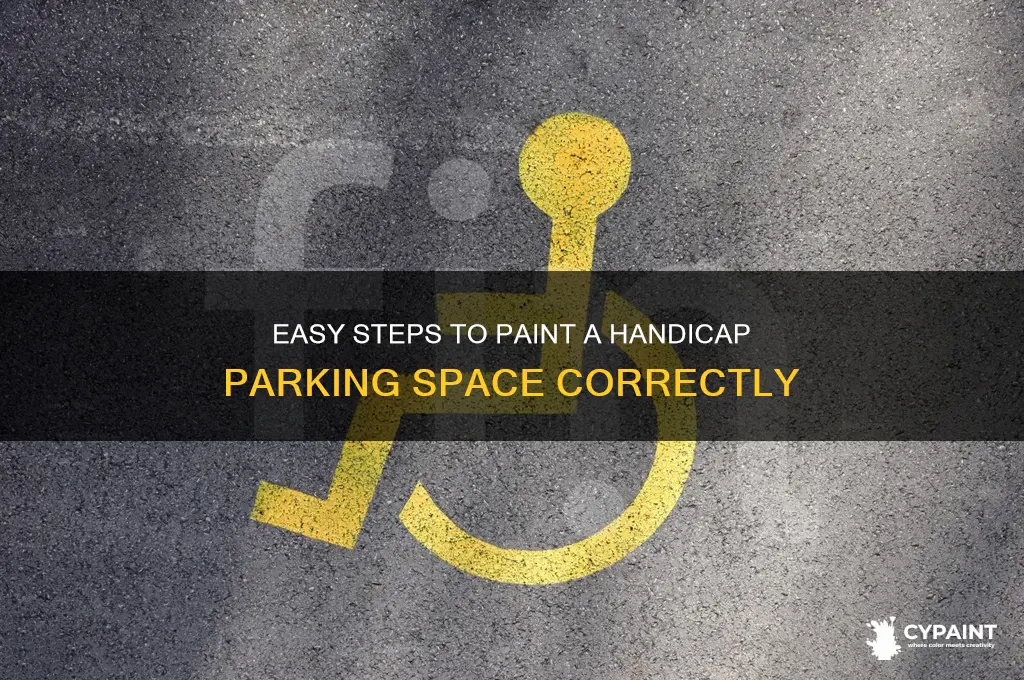 Easy Steps To Paint A Handicap Parking Space Correctly | CyPaint
