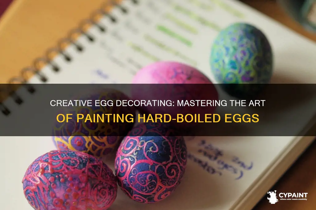 Creative Egg Decorating: Mastering The Art Of Painting Hard-Boiled Eggs ...