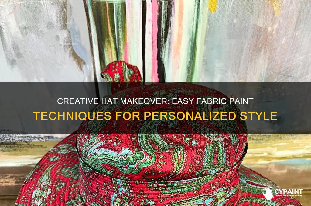 Creative Hat Makeover: Easy Fabric Paint Techniques For Personalized ...