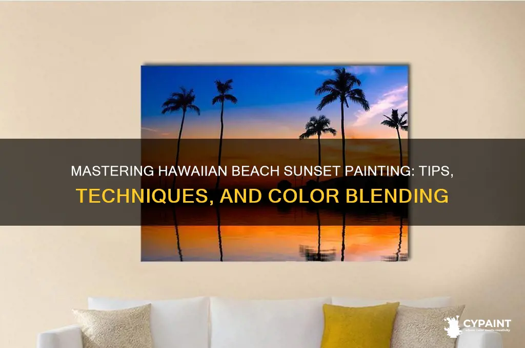 Mastering Hawaiian Beach Sunset Painting: Tips, Techniques, And Color ...