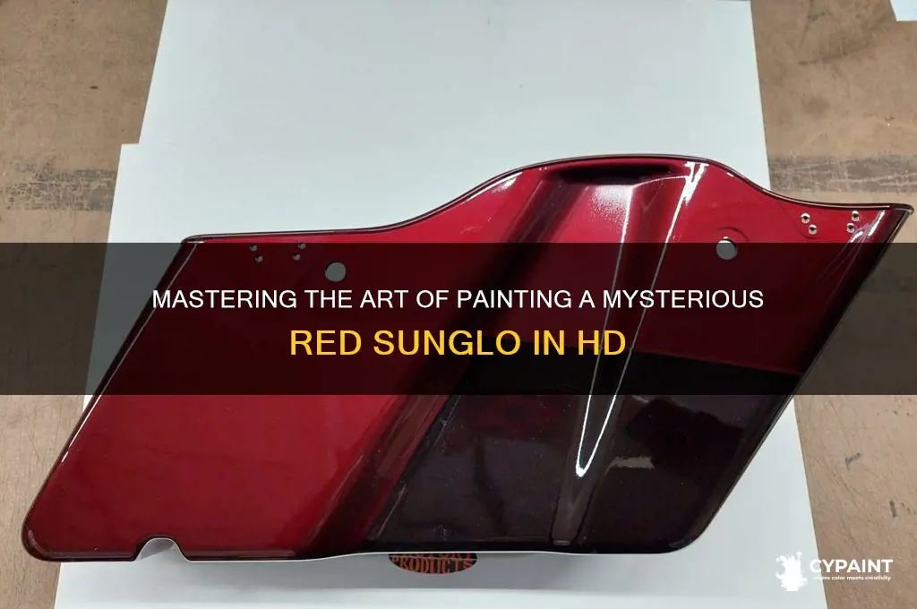 Mastering The Art Of Painting A Mysterious Red Sunglo In Hd | CyPaint