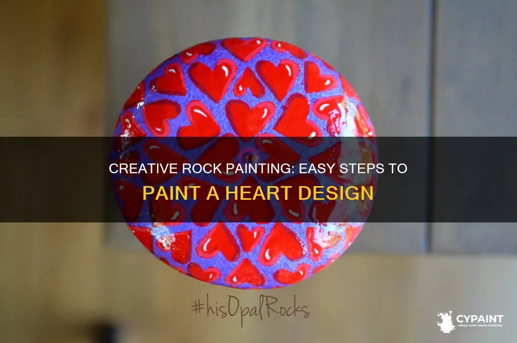 Creative Rock Painting: Easy Steps To Paint A Heart Design | CyPaint