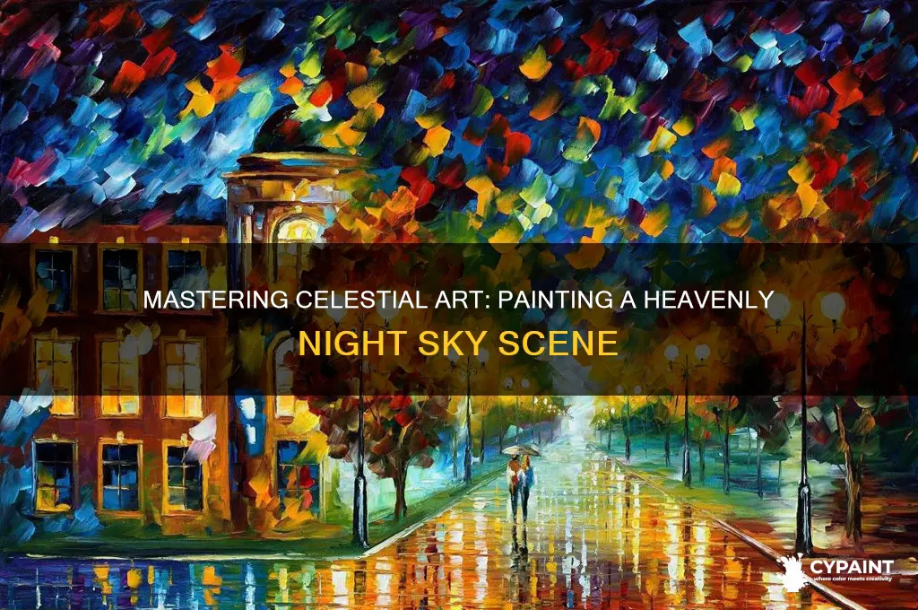 Mastering Celestial Art: Painting A Heavenly Night Sky Scene | CyPaint