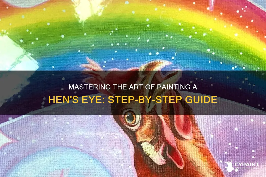Mastering The Art Of Painting A Hen's Eye: Step-By-Step Guide | CyPaint