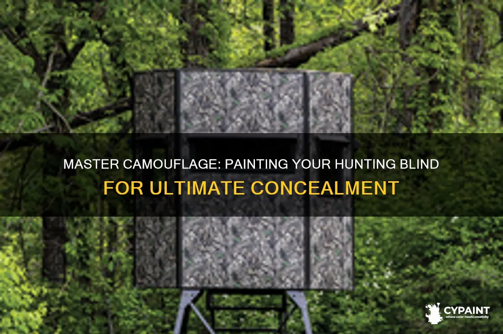 Master Camouflage: Painting Your Hunting Blind For Ultimate Concealment ...