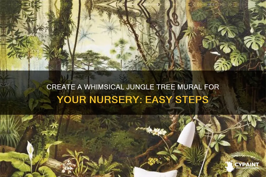 Create A Whimsical Jungle Tree Mural For Your Nursery: Easy Steps | CyPaint