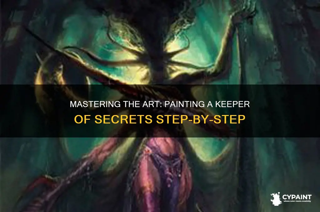 Mastering The Art: Painting A Keeper Of Secrets Step-By-Step | CyPaint