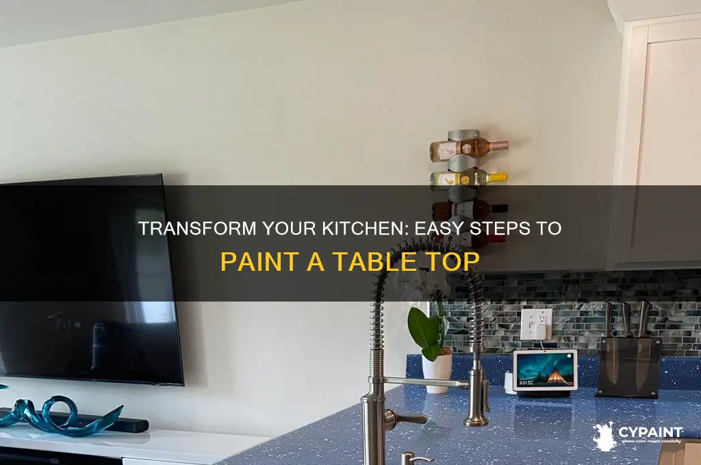 Transform Your Kitchen: Easy Steps To Paint A Table Top | CyPaint
