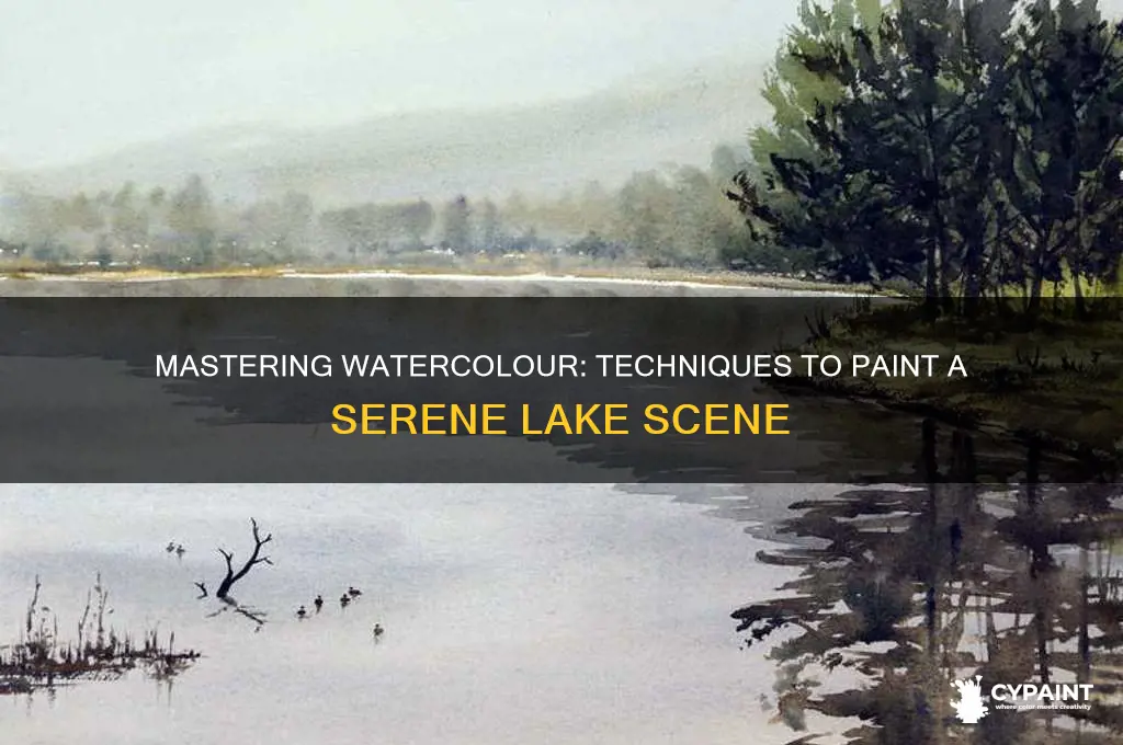 Mastering Watercolour: Techniques To Paint A Serene Lake Scene | CyPaint