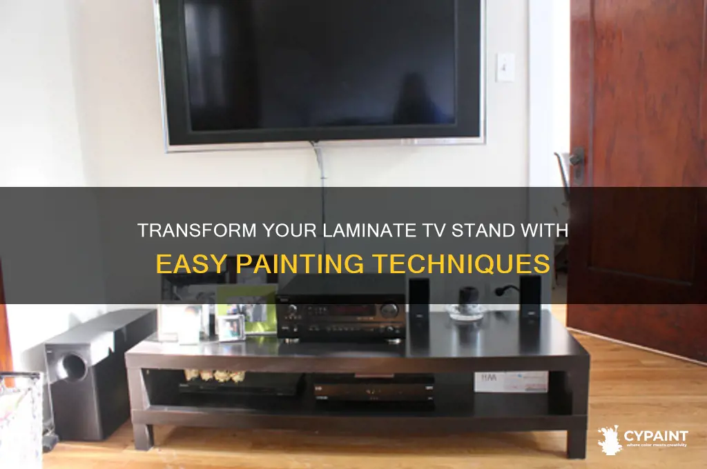 Transform Your Laminate Tv Stand With Easy Painting Techniques | CyPaint