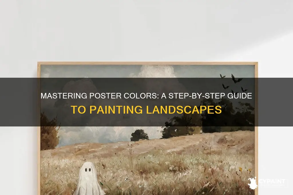 Mastering Poster Colors: A Step-By-Step Guide To Painting Landscapes ...