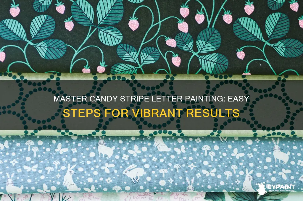 Master Candy Stripe Letter Painting: Easy Steps For Vibrant Results ...