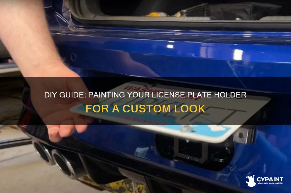 Diy Guide: Painting Your License Plate Holder For A Custom Look | CyPaint