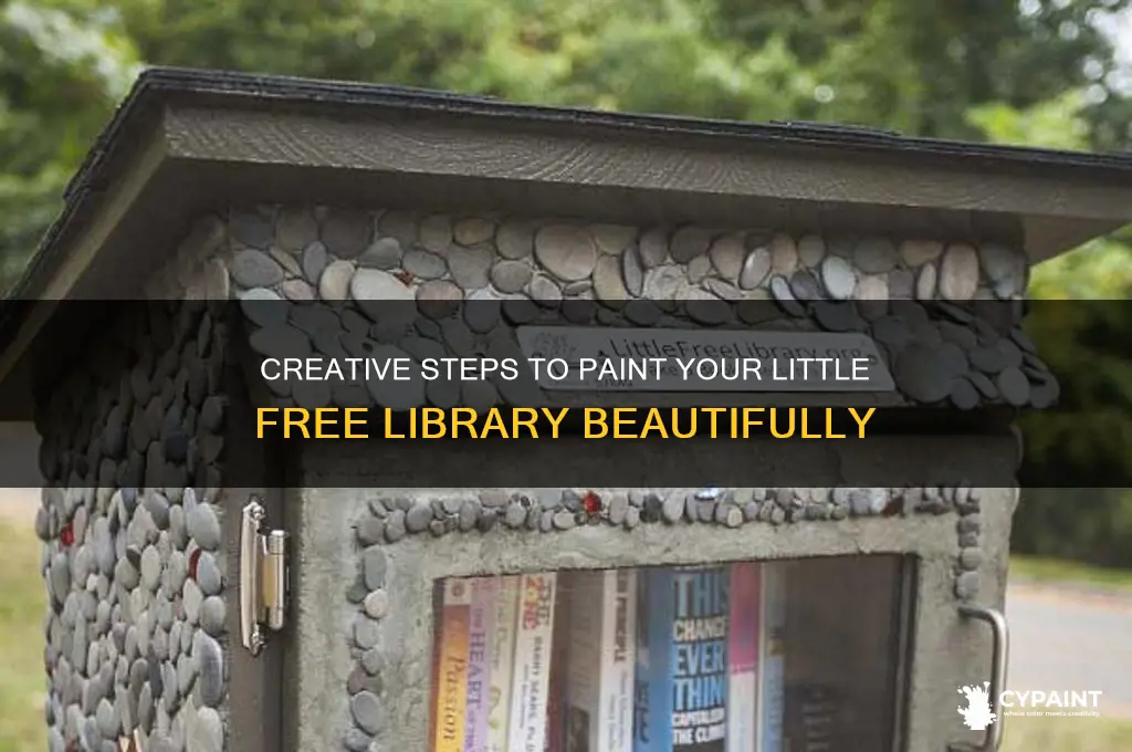 Creative Steps To Paint Your Little Free Library Beautifully | CyPaint