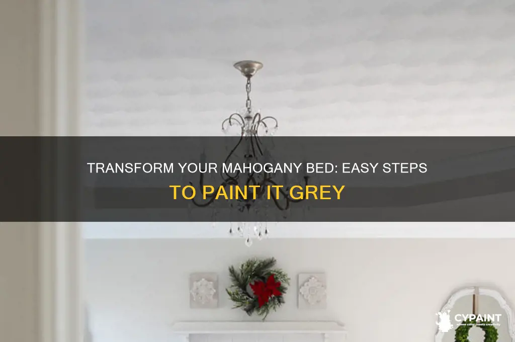 Transform Your Mahogany Bed: Easy Steps To Paint It Grey | CyPaint