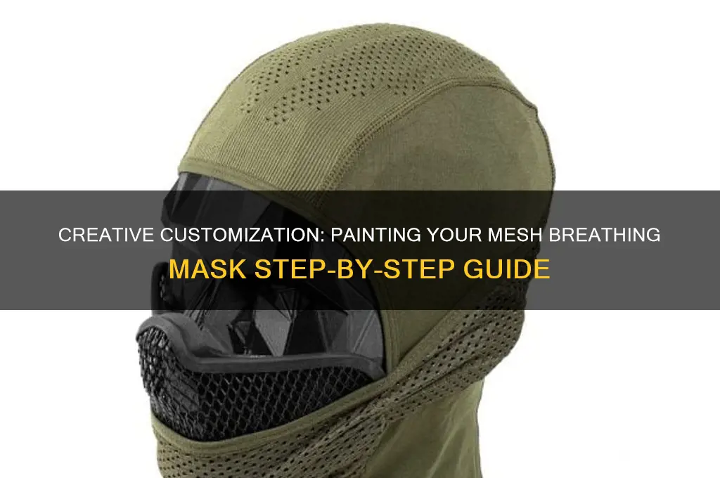 Creative Customization: Painting Your Mesh Breathing Mask Step-By-Step ...