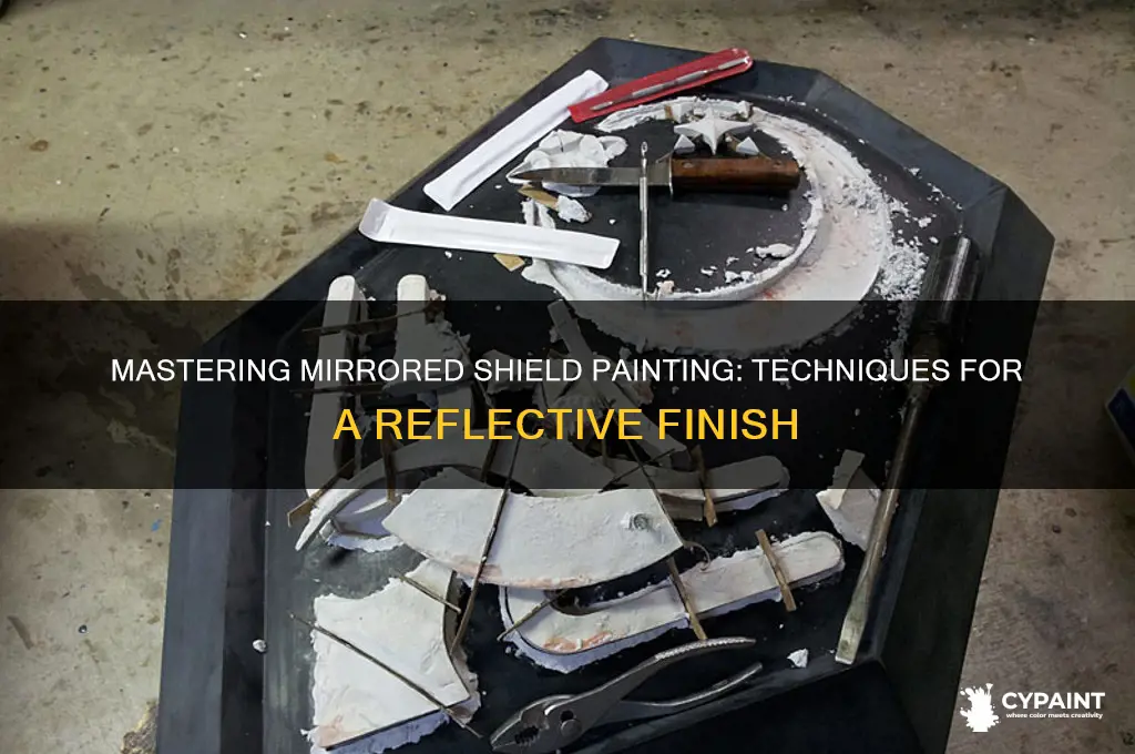 Mastering Mirrored Shield Painting: Techniques For A Reflective Finish ...