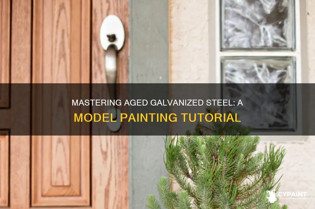 Mastering Aged Galvanized Steel: A Model Painting Tutorial | CyPaint
