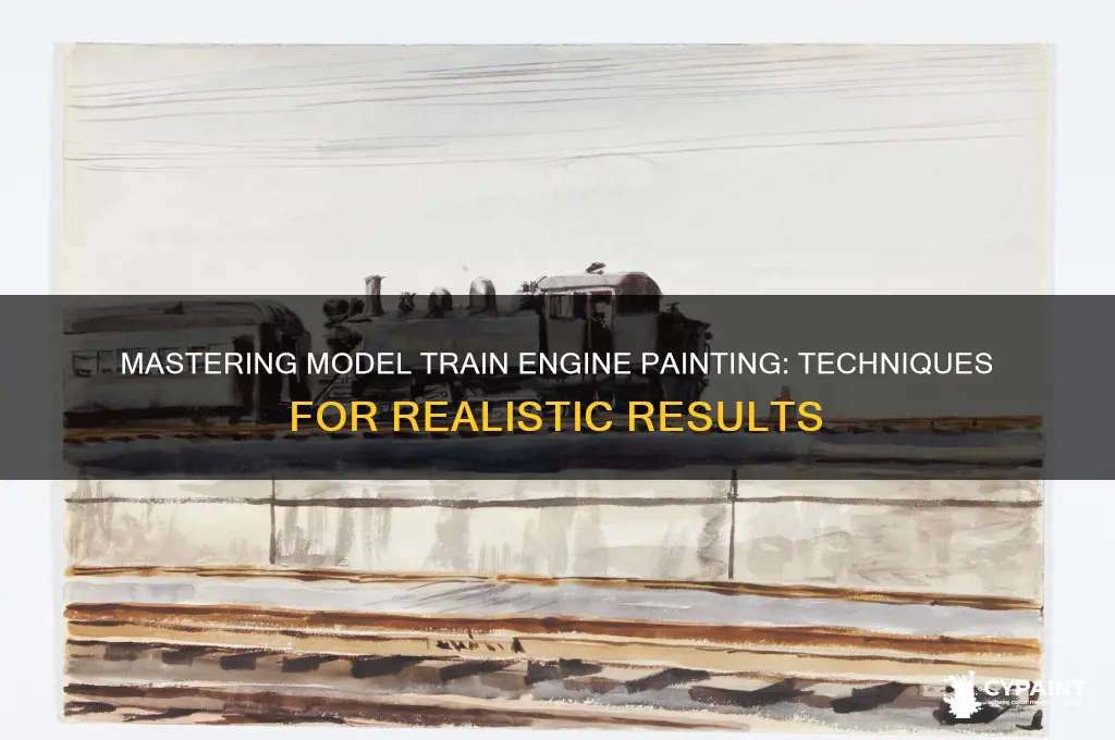 Mastering Model Train Engine Painting: Techniques For Realistic Results ...