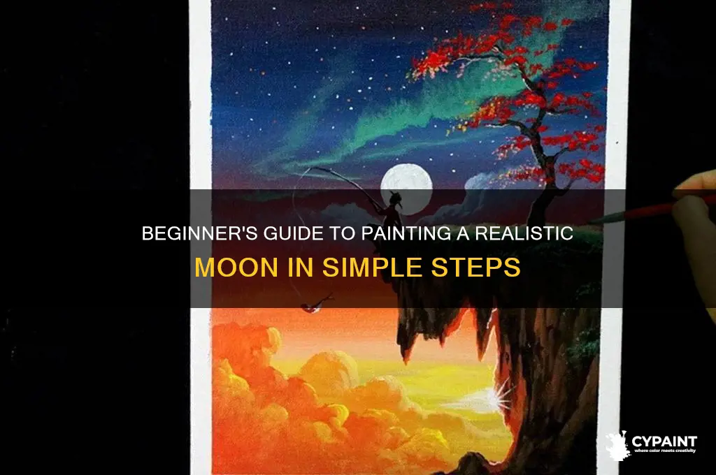 Beginner's Guide To Painting A Realistic Moon In Simple Steps | CyPaint