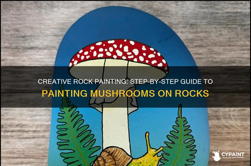 Creative Rock Painting: Step-By-Step Guide To Painting Mushrooms On ...