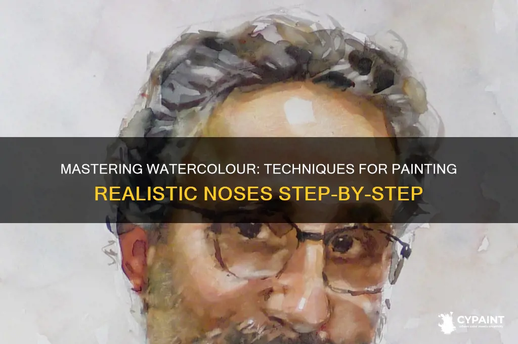 Mastering Watercolour: Techniques For Painting Realistic Noses Step-By ...
