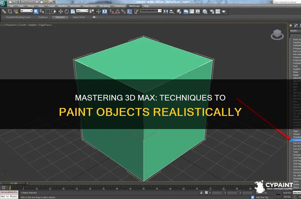 Mastering 3D Max: Techniques To Paint Objects Realistically | CyPaint