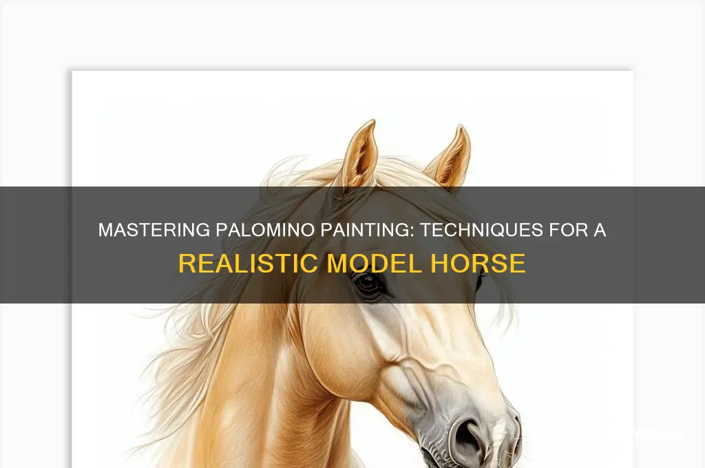 Mastering Palomino Painting: Techniques For A Realistic Model Horse ...