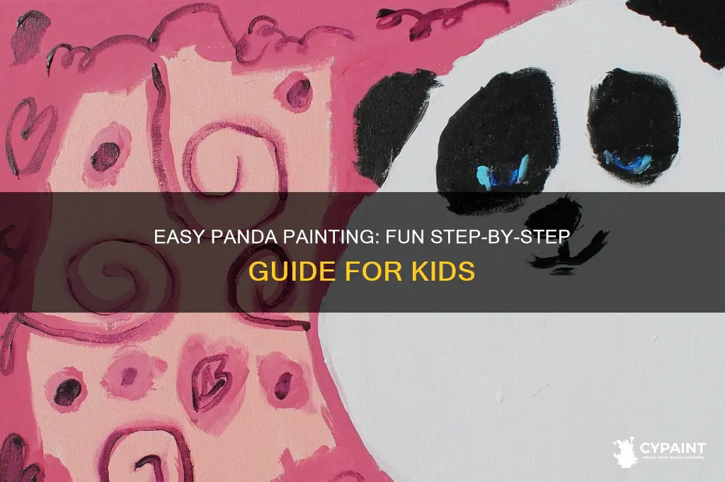 Easy Panda Painting: Fun Step-By-Step Guide For Kids | CyPaint