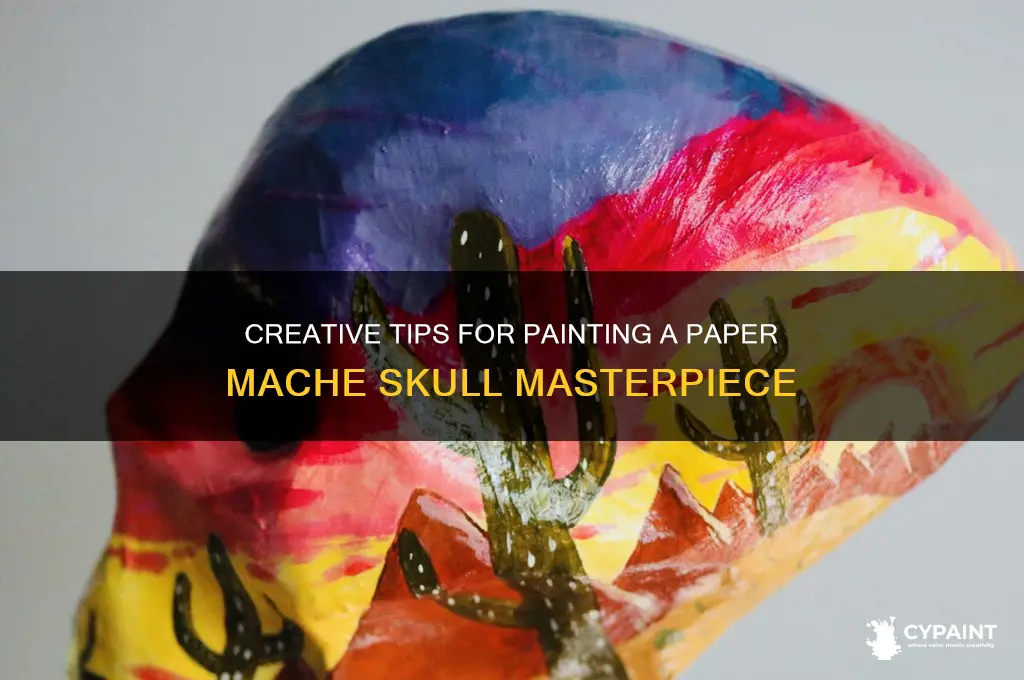 Creative Tips For Painting A Paper Mache Skull Masterpiece | CyPaint